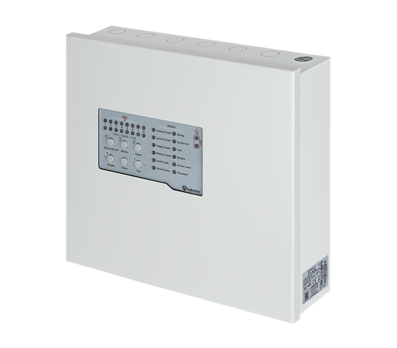 TFP-4408 8 Zone Conventional Fire Alarm Panel | Teknim Yangın ve Hırsız ...