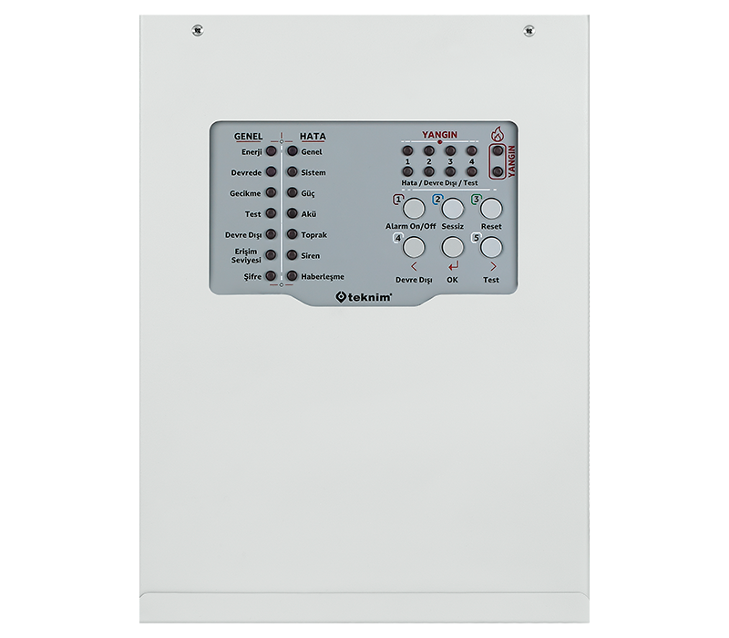 TFP-3124 4 Zone Conventional Fire Alarm Panel | Teknim Yangın ve Hırsız ...